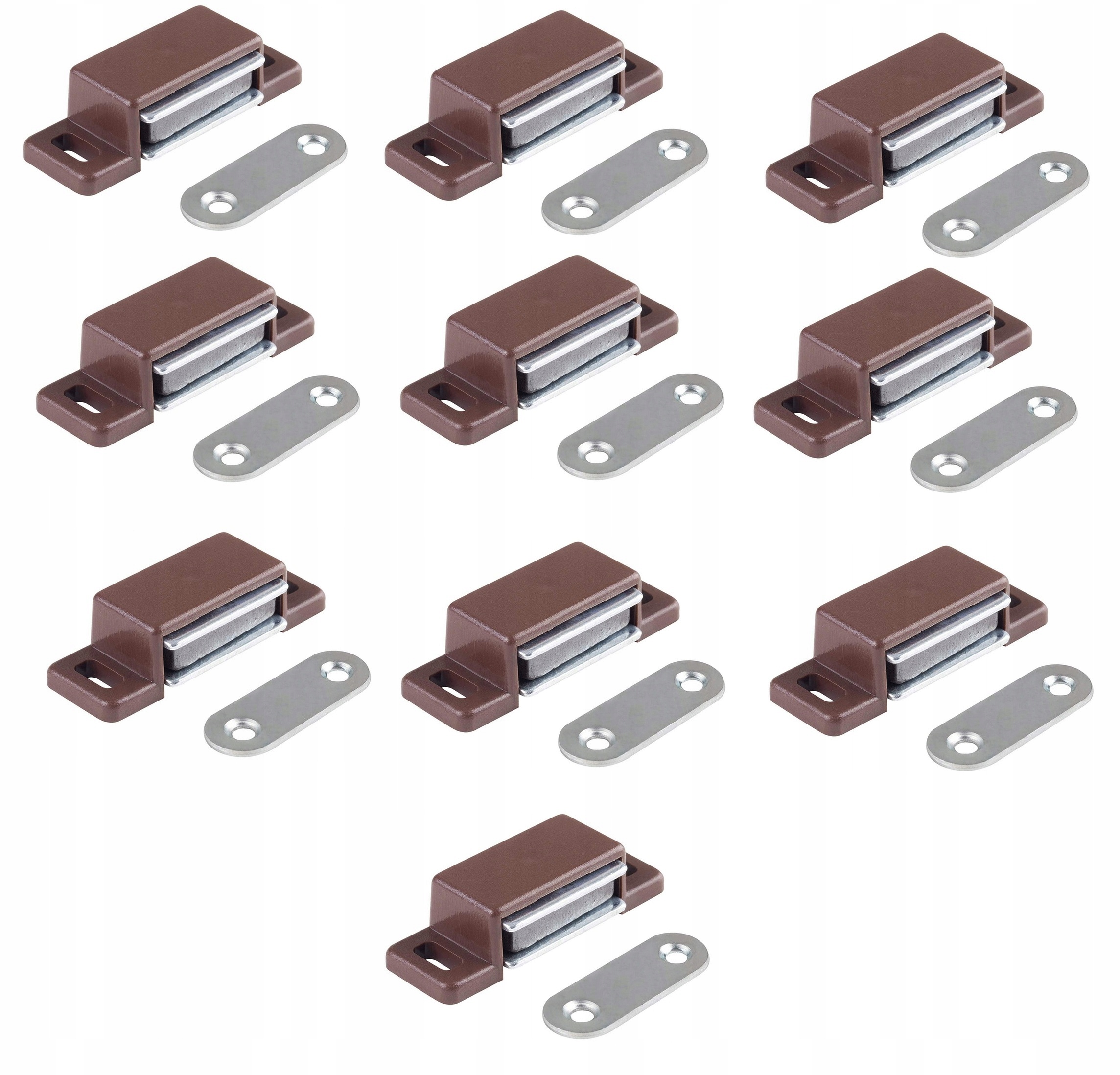 ZAMEK MAGNETYCZNY ZATRZASK MAGNES MEBLOWY BRĄZOWY (zam) • Cena, Opinie ...