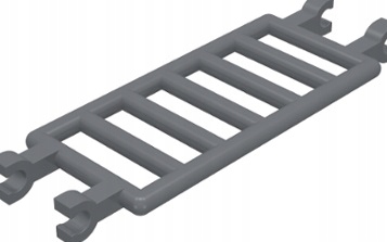 Lego Schody Drabina 30095 SZARY CIEMNY 2 szt. WAWA 12186582096 - Allegro.pl