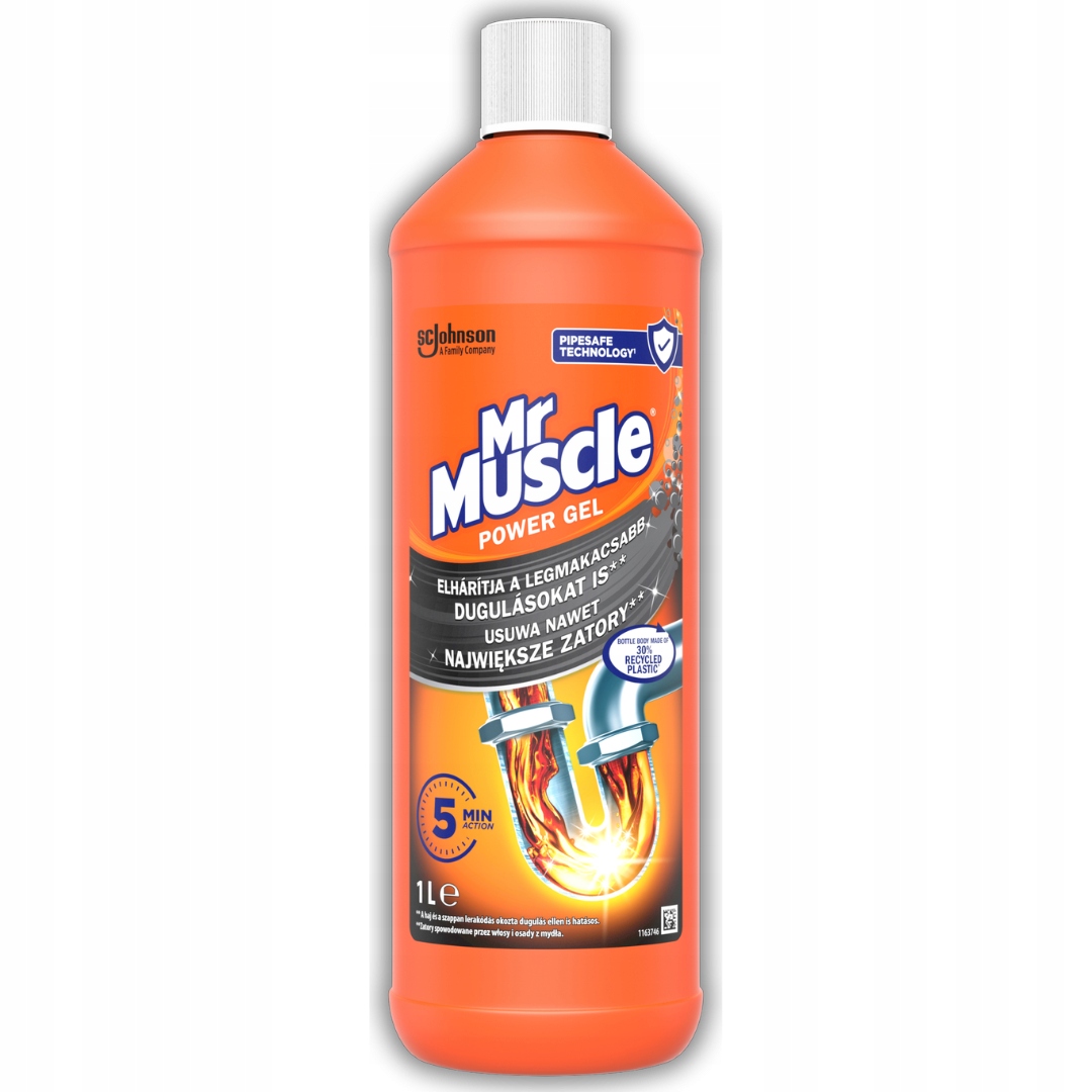 Mr Muscle Power Gel Żel do udrażniania rur 1 L (4000290968338) • Cena ...