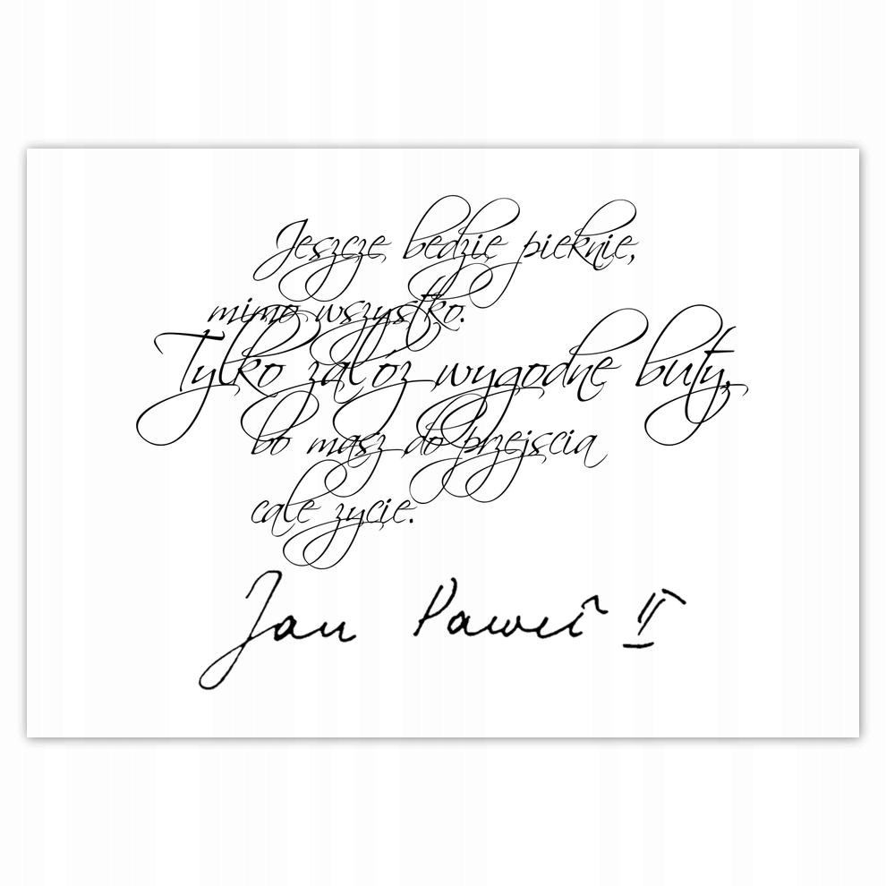 A1-es méretű matricák II. János Pál pápa idézeteivel (JP2), • Ár ...