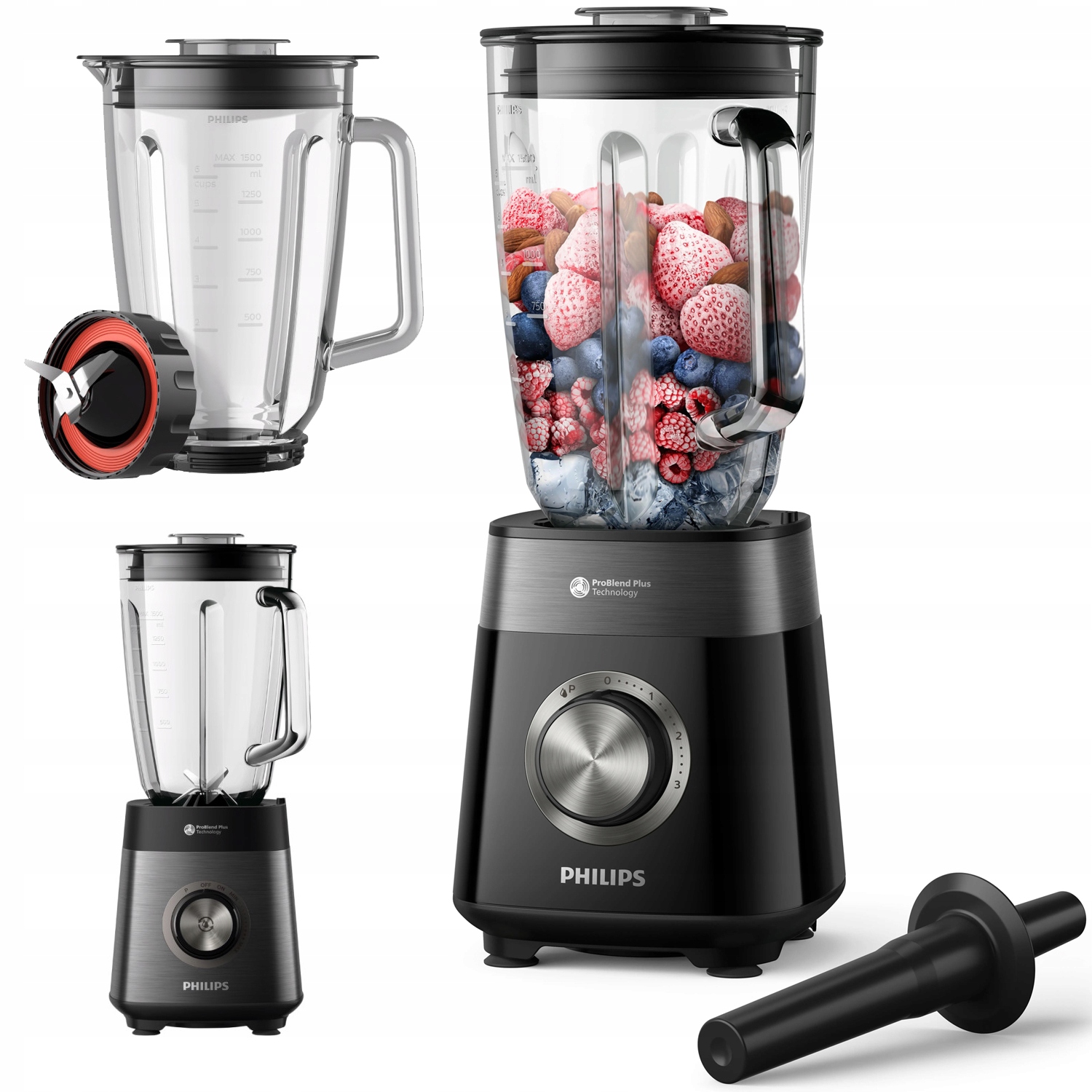 Blender kielichowy Philips seria 5000 ProBlend Plus 1200W HR3030/00 ...