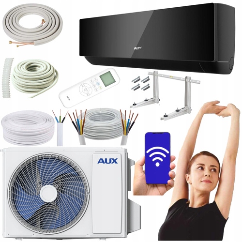 KLIMATYZATOR ŚCIENNY AUX J-SMART ART 7,2kW SAMODZIELNY MONTAŻ ZESTAW 5MB (5903855081116) • Cena ...