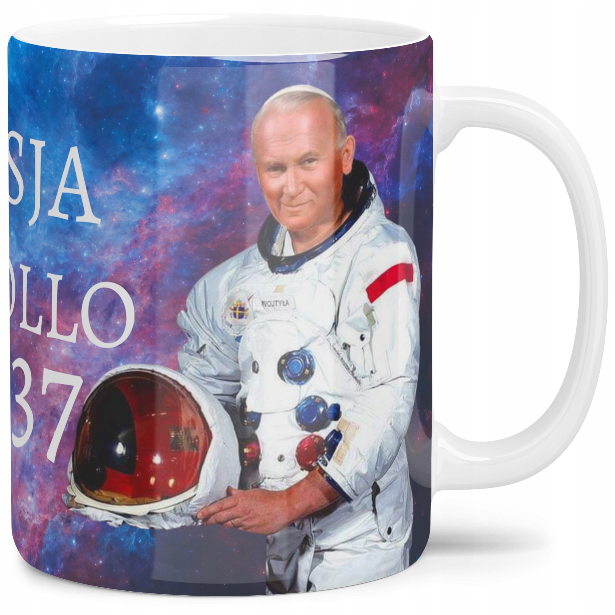 KUBEK Z PAPIEŻEM MISJA PAPOLLO 2137 NA PREZENT (URODZINY ŚWIĘTA CHOINKĘ ...