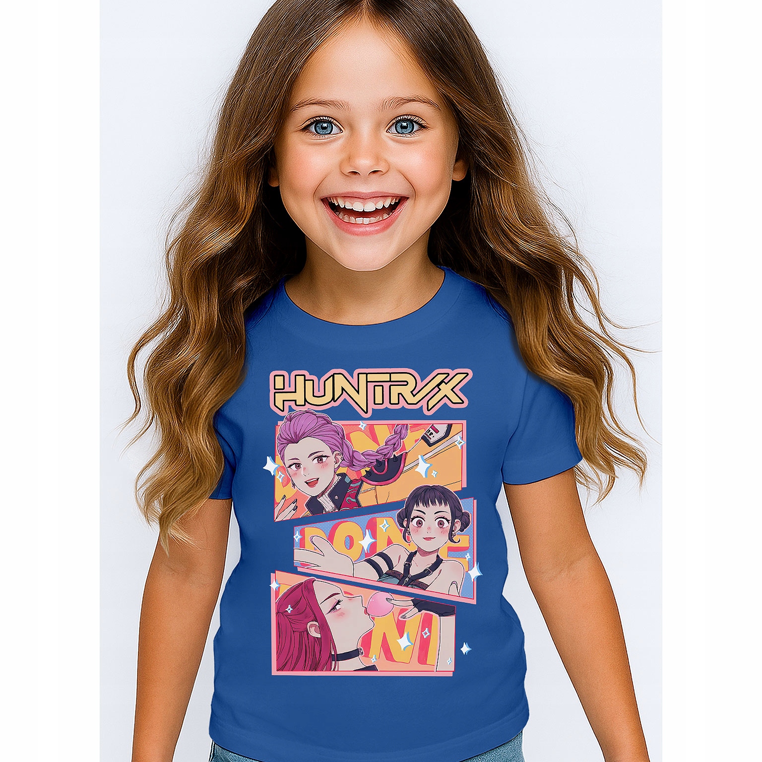 KOSZULKA DZIECIĘCA KPOP DEMON HUNTERS HUNTRIX DLA DZIECKA PREZENT 164 ...