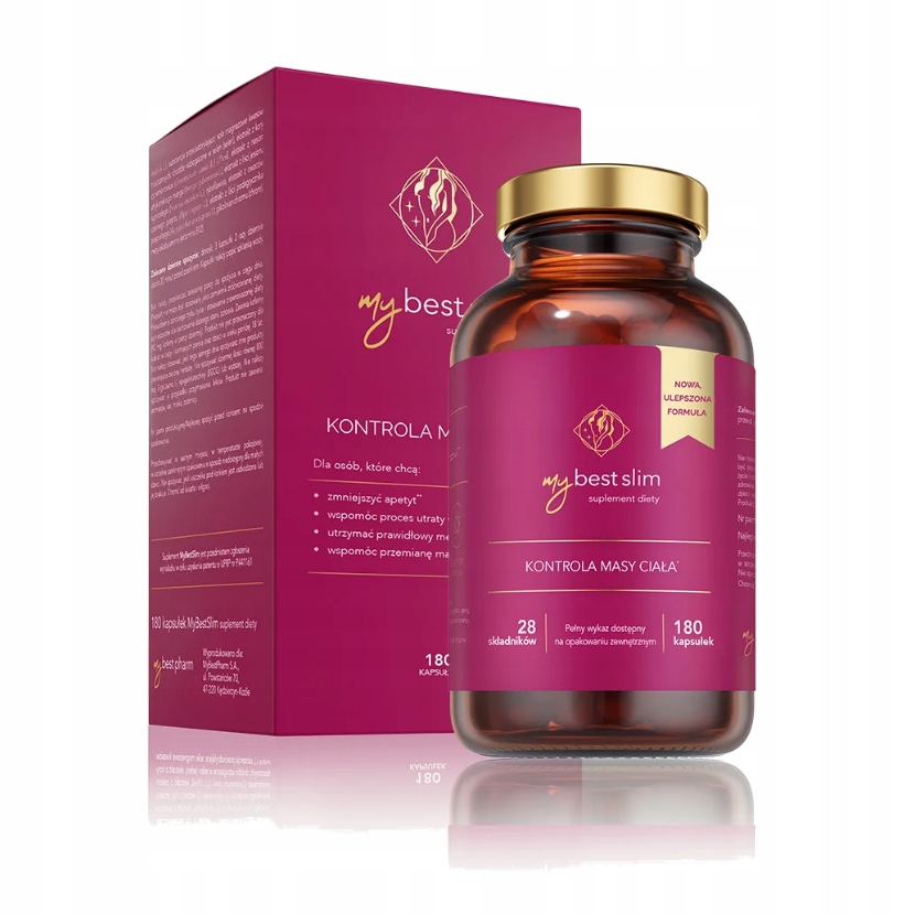 Suplement diety My Best Pharm MyBestSlim 120 kapsułek (5904013745000) • Cena, Opinie • Kontrola ...