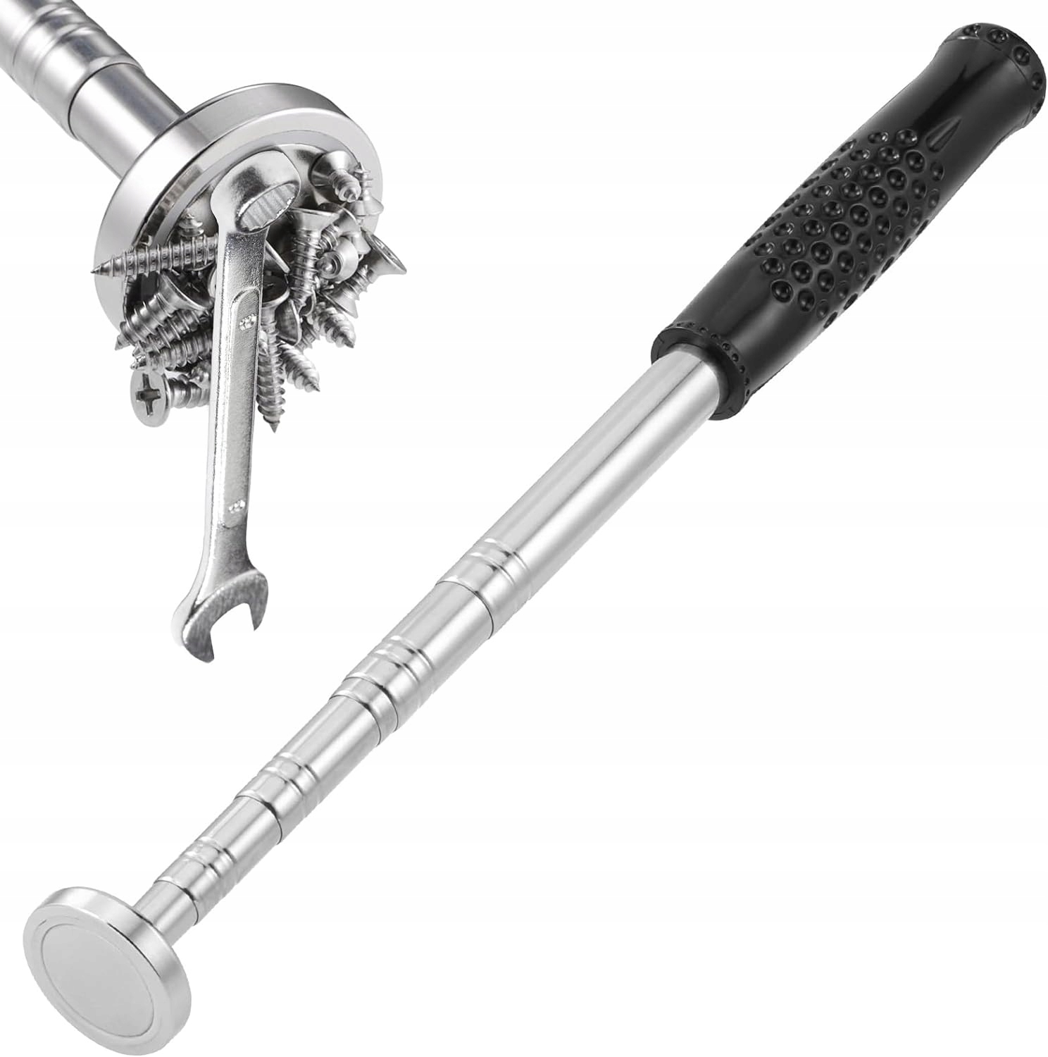 TELESKOPOWY WYSUWANY REGULOWANY PRĘT PODNOŚŃIK MAGNETYCZNY MAGNES 104cm ...