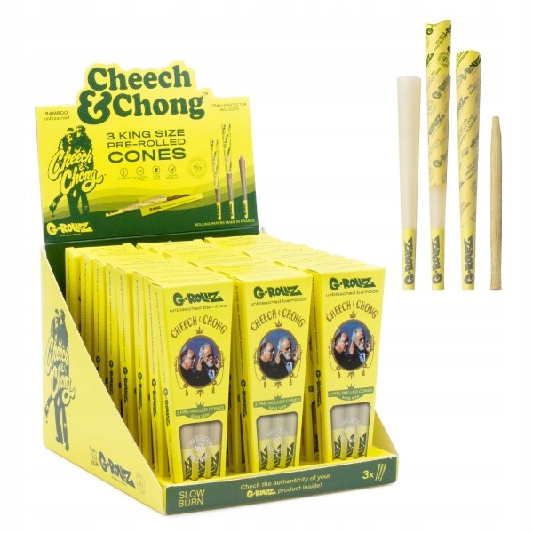 CONES G-ROLLZ CHEECH&CHONG BAMBOO 3 SZT (0602728141524) • Cena, Opinie ...