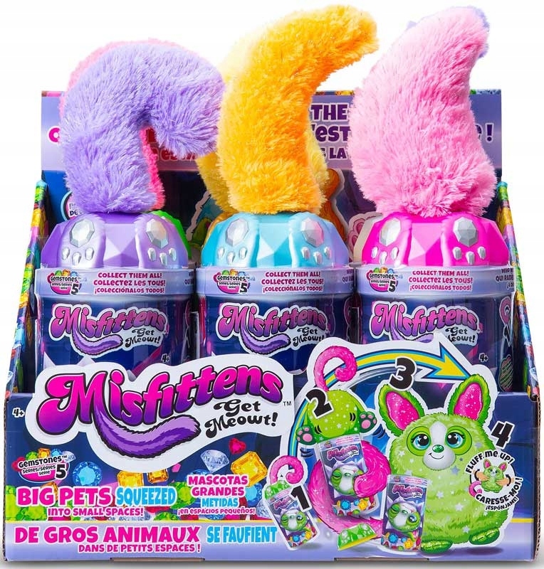 MISFITTENS seria 5 DUŻY KOT pluszak KOTEK NIESPODZIANKA - mix (5907316210268) • Cena, Opinie ...