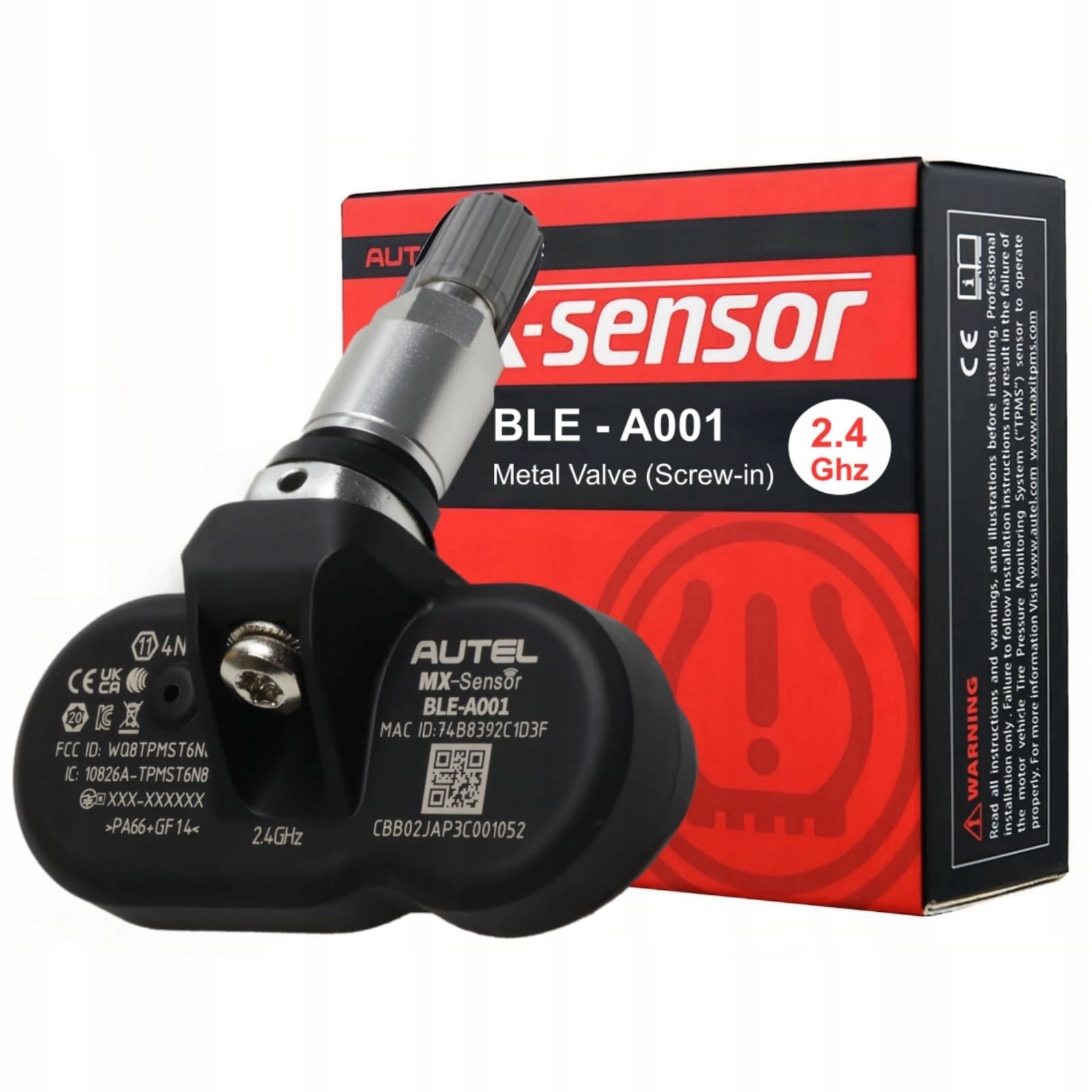 Autel BLE MX-Sensor BLUETOOTH senzor TPMS TESLA 3 Y S X 2,4GHz Low ...