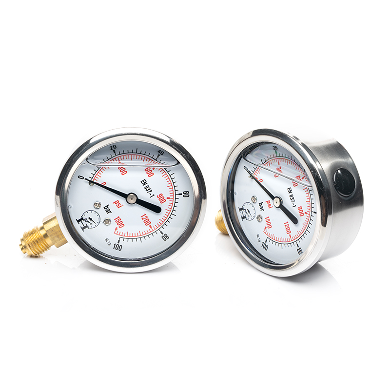 Manometr glicerynowy dolny G1/4 DN63 0-100 bar • Cena, Opinie • Hydraulika siłowa 13547724334 ...