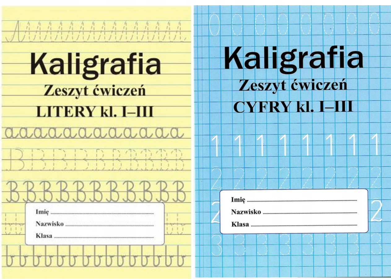 Kaligrafia Zeszyt ćwiczeń Litery klasa 1-3 Monika Ostrowska Książki dla ...