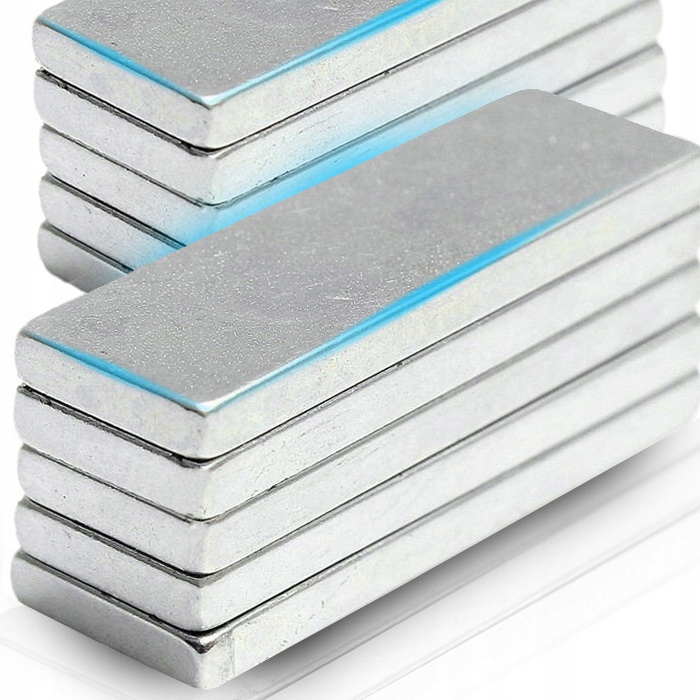 SILNÝ MAGNET NEODYMOVÝ PLOCHÝ MAGNETY SET 10 KS 10x5x2 za 69 Kč - Allegro