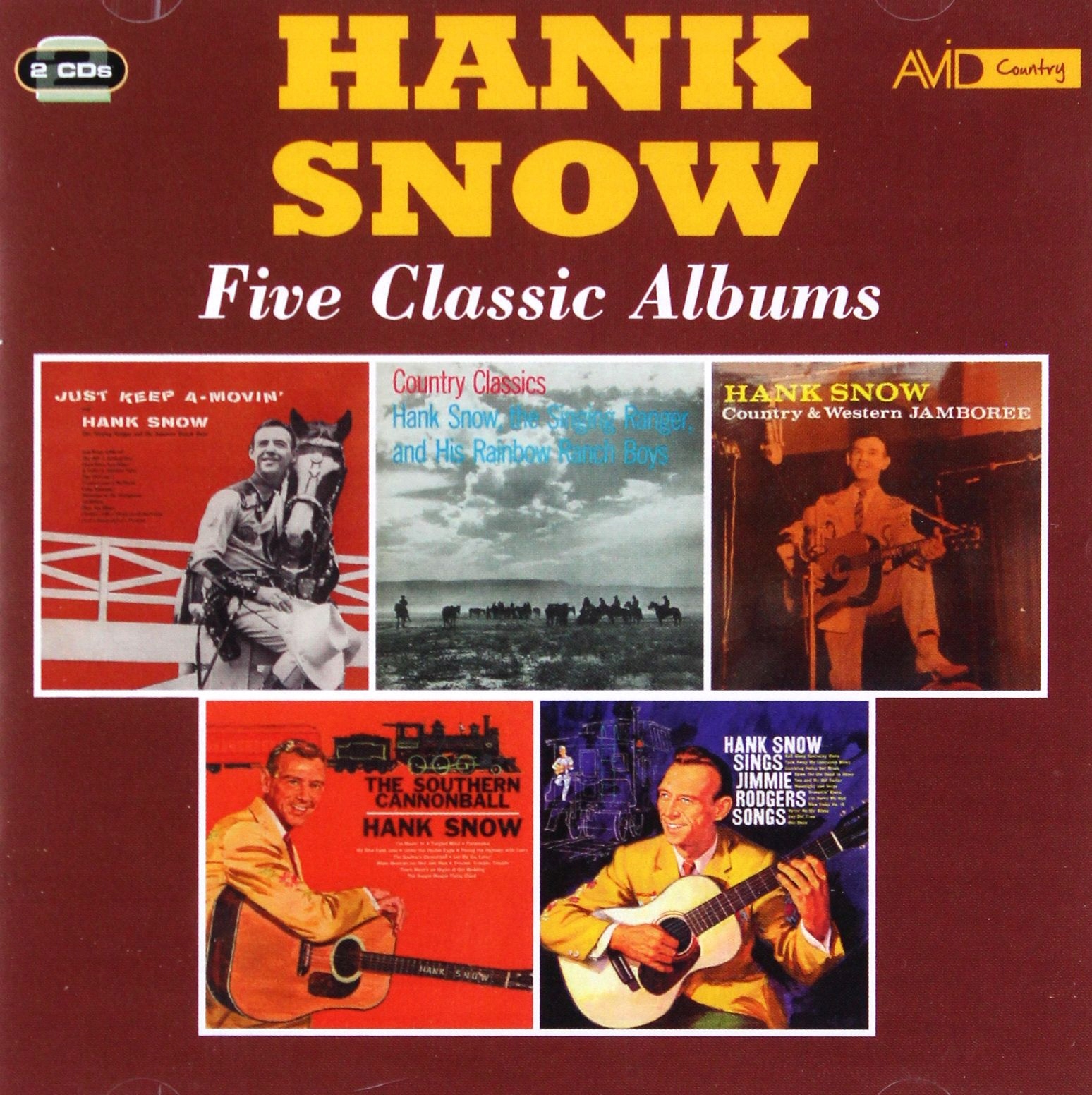 HANK SNOW: FIVE CLASSIC ALBUMS [2CD] 17045010535 - Sklepy, Opinie, Ceny ...