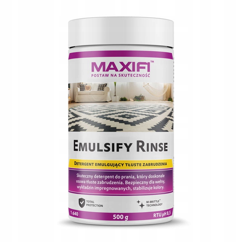 Maxifi Emulsify Rinse - Skuteczny detergent do prania tłustych plam ...