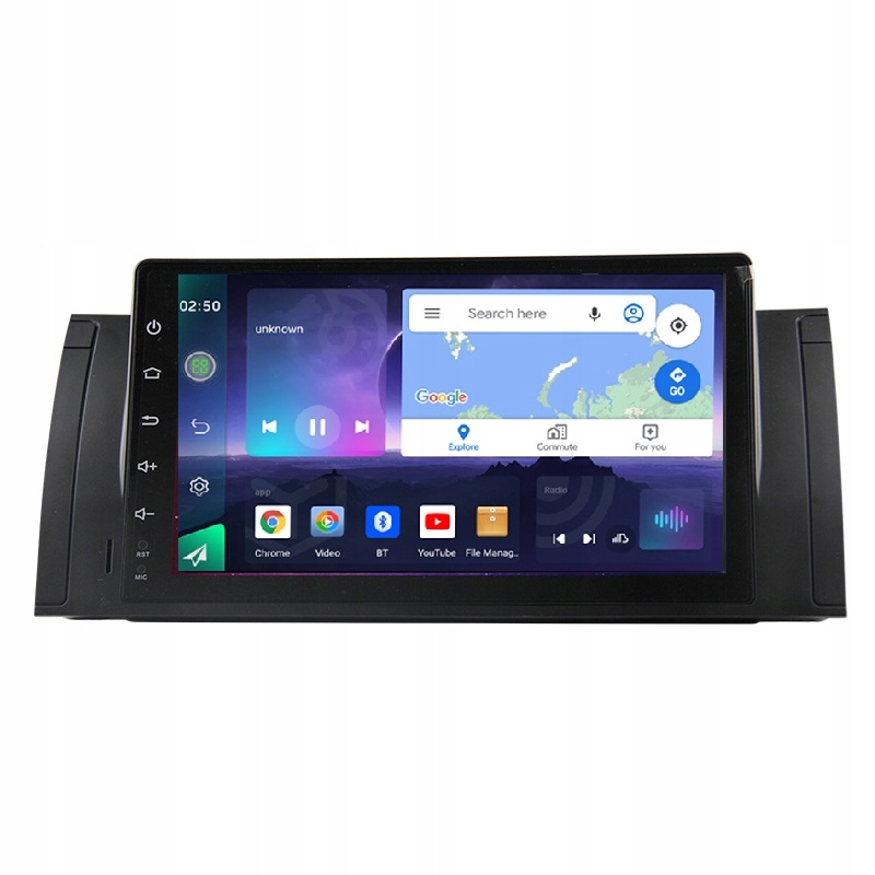 Radio FM RDS DAB+ Opcja Android CarPlay GPS WiFi 4G USB BMW E39 X5 E53 ...