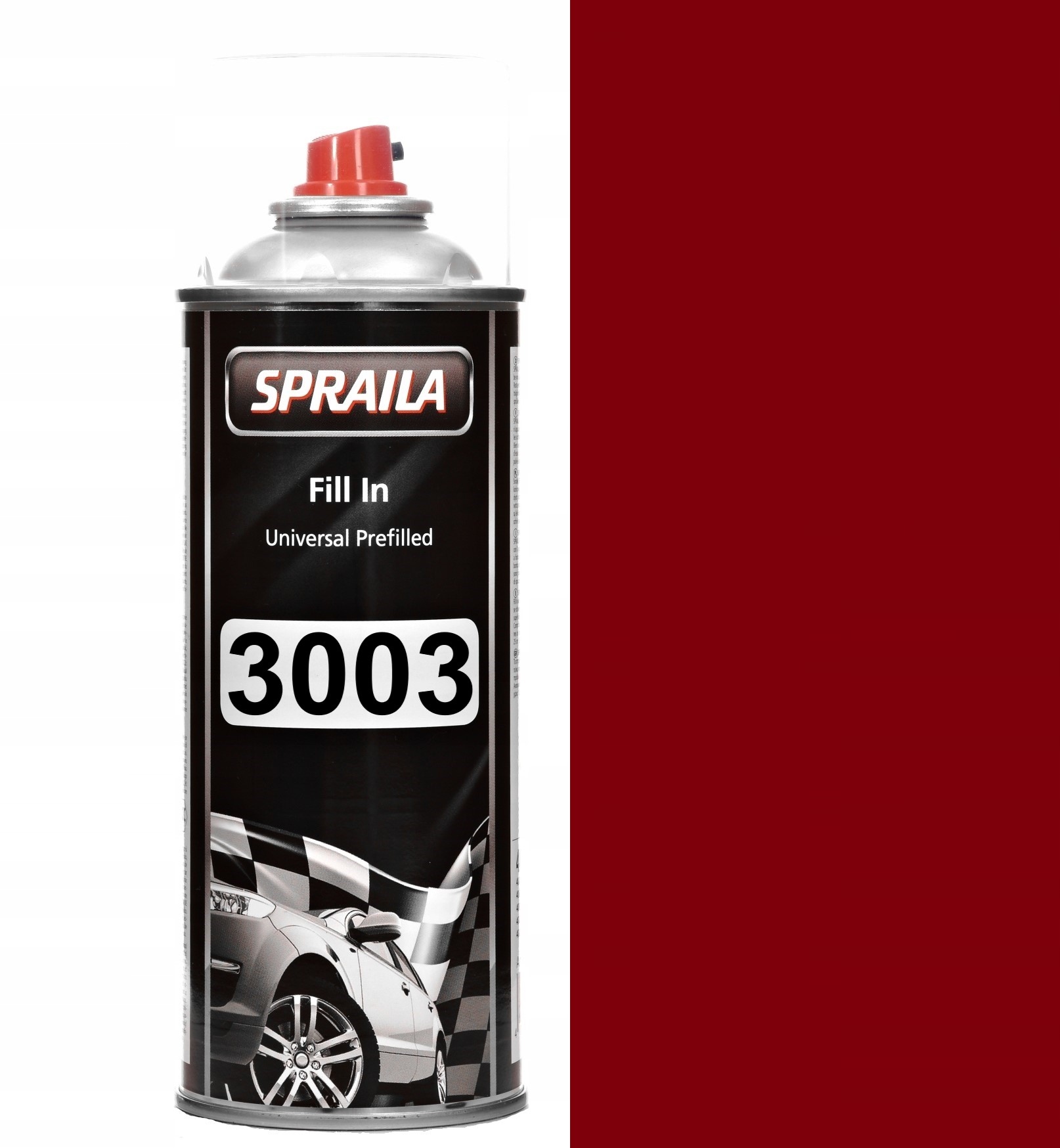 FARBA LAKIER RAL 3003 PÓŁMAT 16 - 40% VINYLO AKRYL SPRAY 400 ML ...