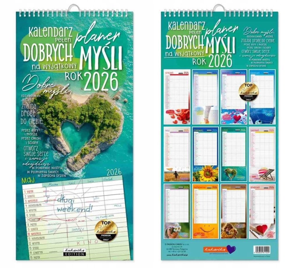 Kalendarz planer dobrych myśli 17898289262 - Sklepy, Opinie, Ceny w Allegro