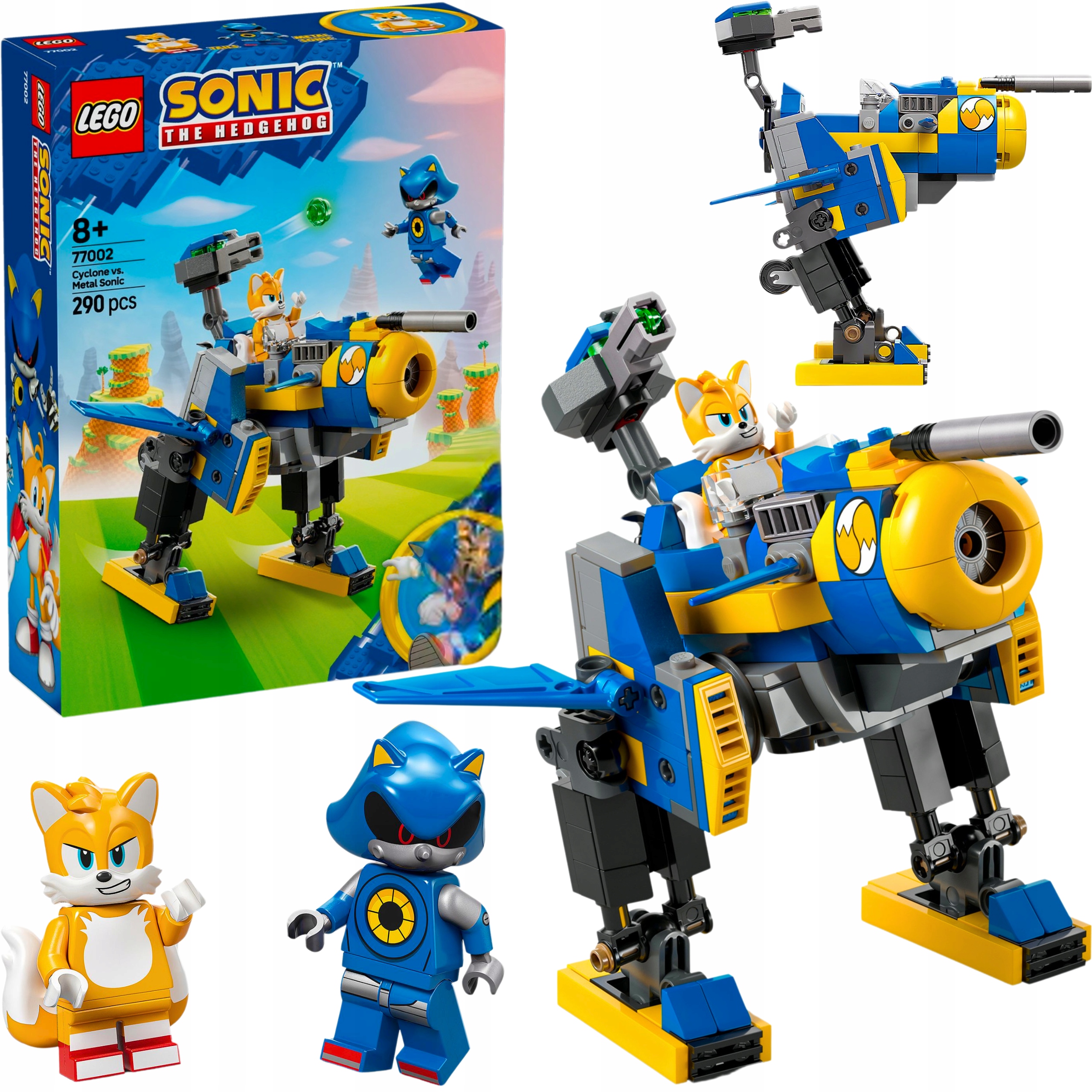 LEGO SONIC THE HEDGEHOG 77002 CYCLONE KONTRA METAL SONIC TALIS 290 ...