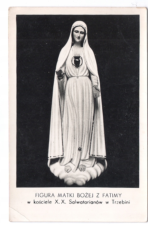 TRZEBINIA - MATKA BOŻA Z FATIMY - KOŚCIÓŁ - 1965R 12816168188 - Allegro.pl