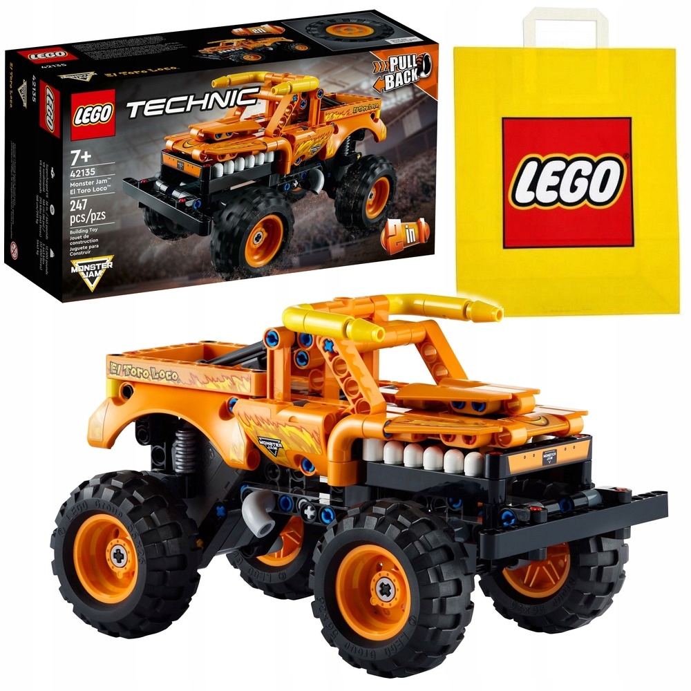LEGO Technic 42135 Monster Jam El Toro Loco (5702017155999) • Cena ...