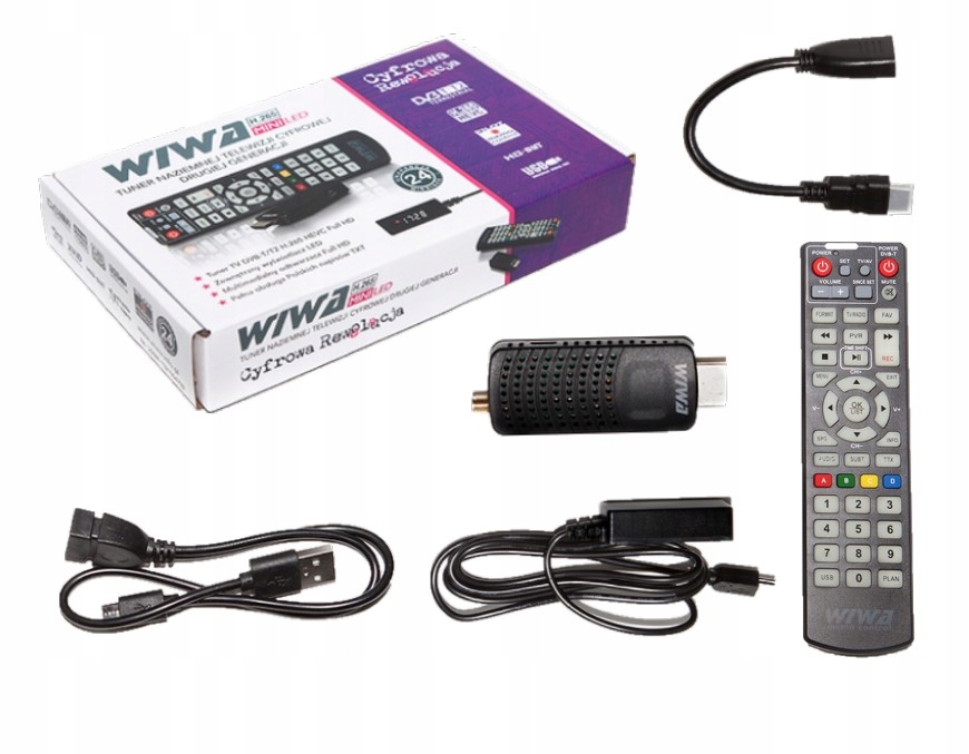 Dekoder DVBT2 Naziemna HDMI USB Tuner H.265 HEVC - Sklep, Opinie, Cena ...