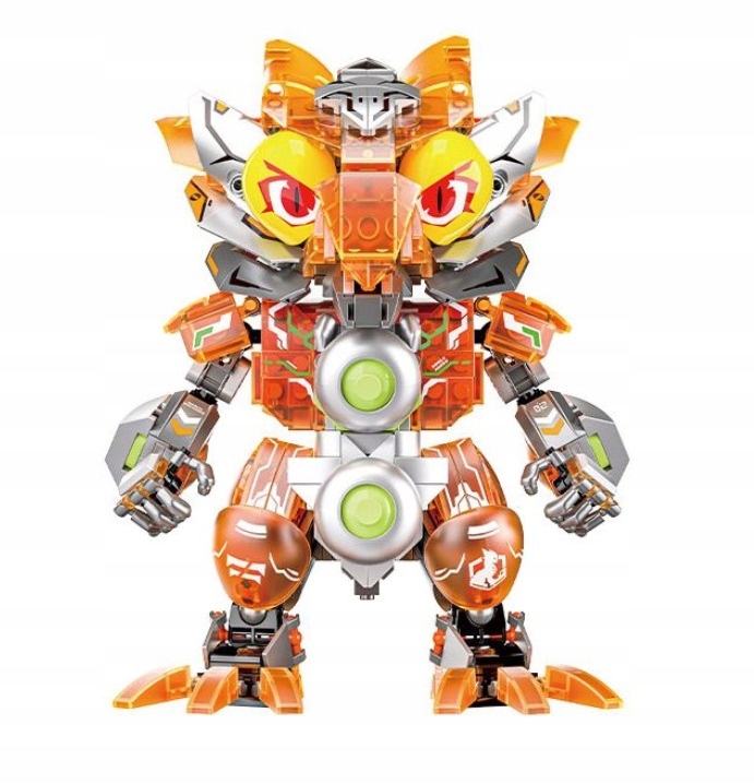 Lizard Mech Ještěrka - Stavebnice 2v1 Robot Bojovník 674 kostek věk 8 ...