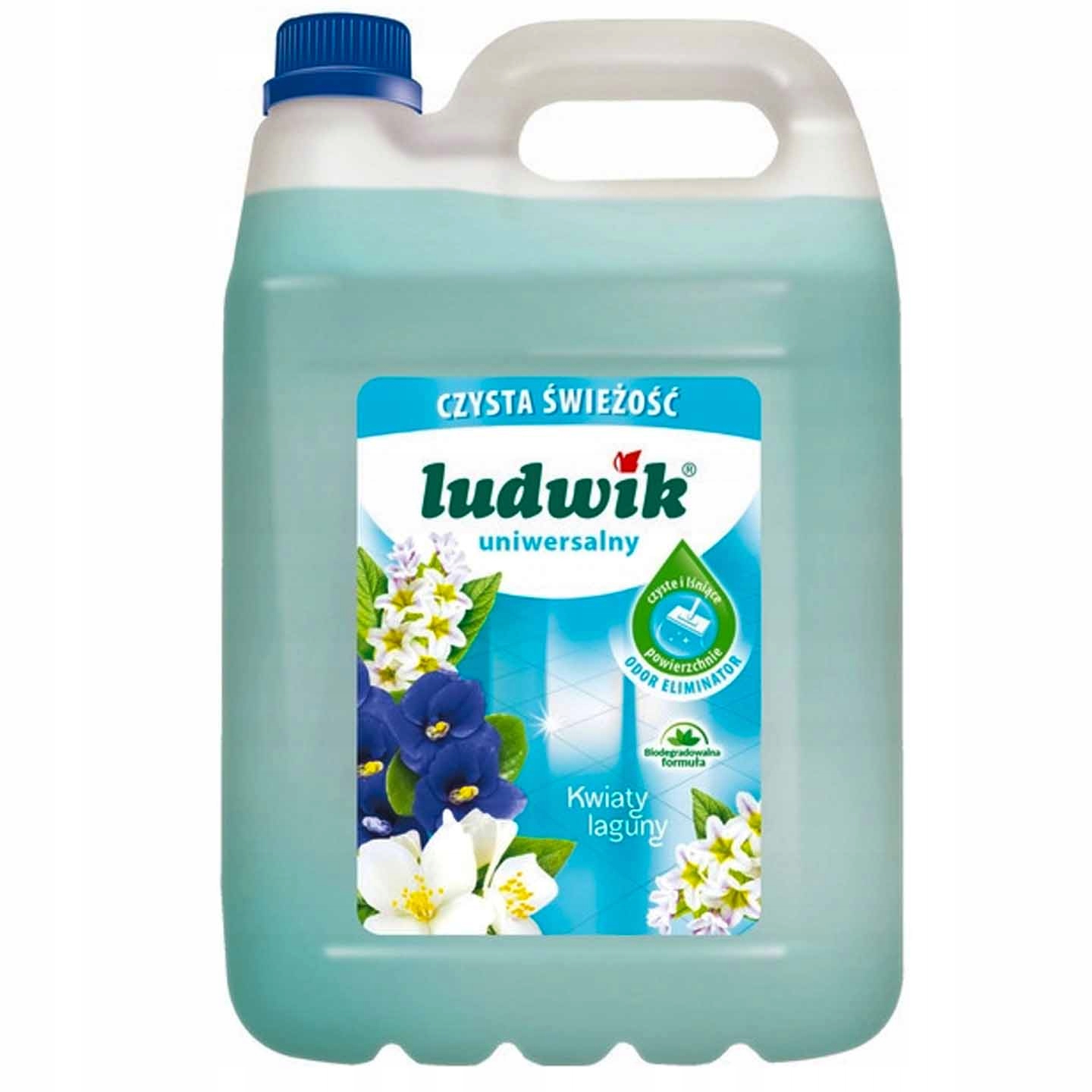 Płyn uniwersalny Ludwik Kwiat Laguny 5L (5900498002256) • Cena, Opinie ...