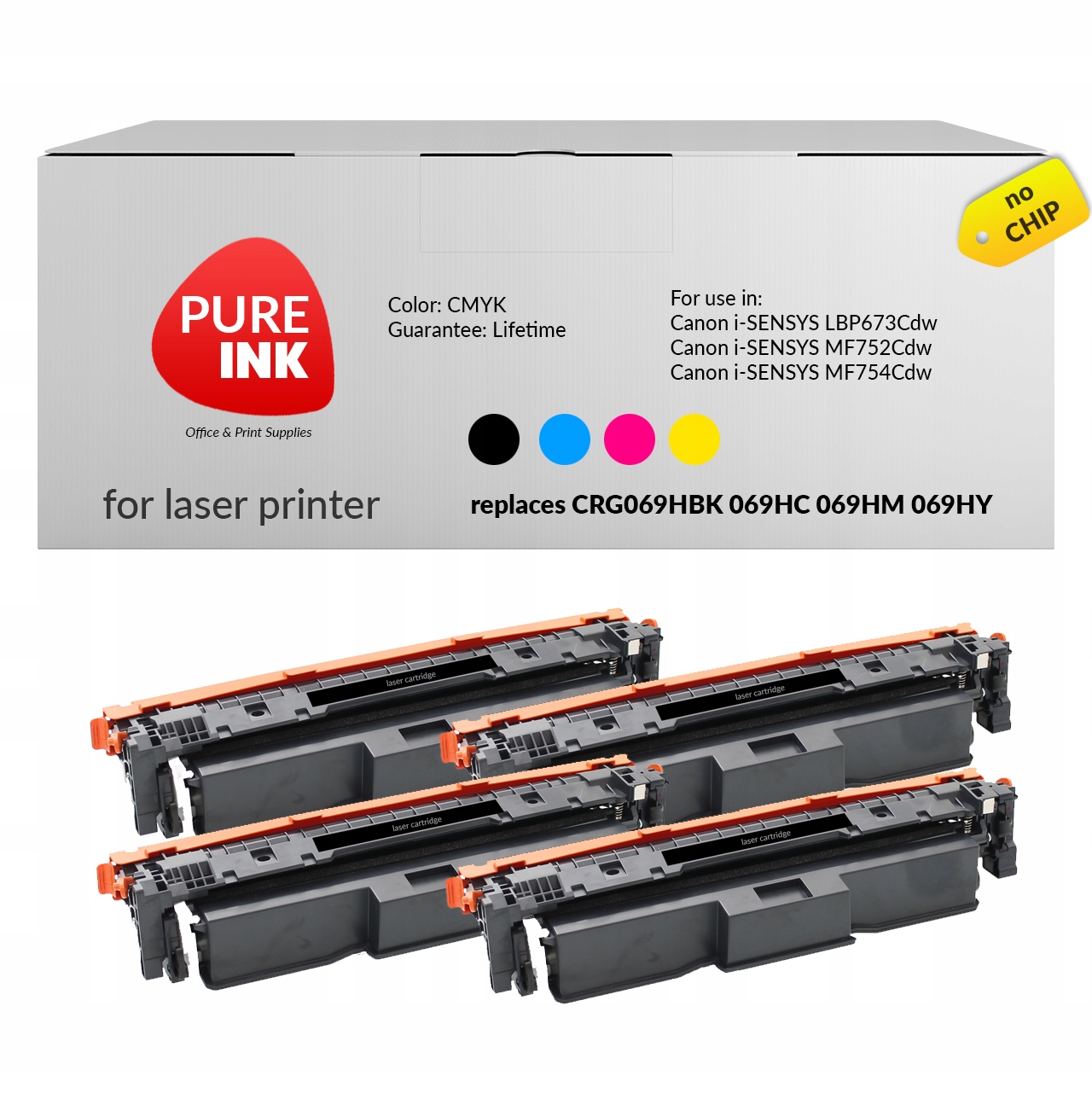 4x Toner, Pureink CRG069H CMYK do MF752 MF754 |NC - Sklep, Opinie, Cena ... 4x Toner, Pureink CRG069H CMYK do MF752 MF754 |NC - Sklep, Opinie, Cena ...
