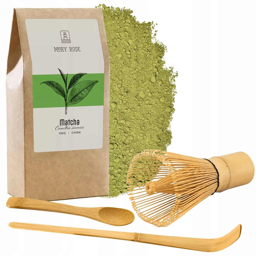 Zestaw Prezentowy Tradycyjna Matcha 100g Chasen + Chashaku 14840428122 ...