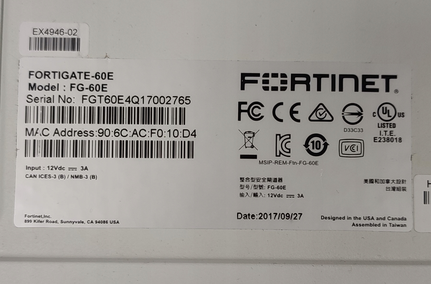 Router przewodowy Fortinet FortiGate 60E - Sklep, Opinie, Cena w Allegro.pl