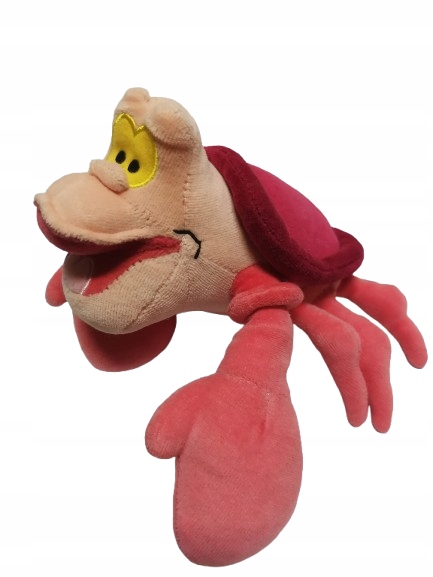 Krab Sebastian Mała SYRENKA Ariel maskotka licencja Disney 20x31cm ...