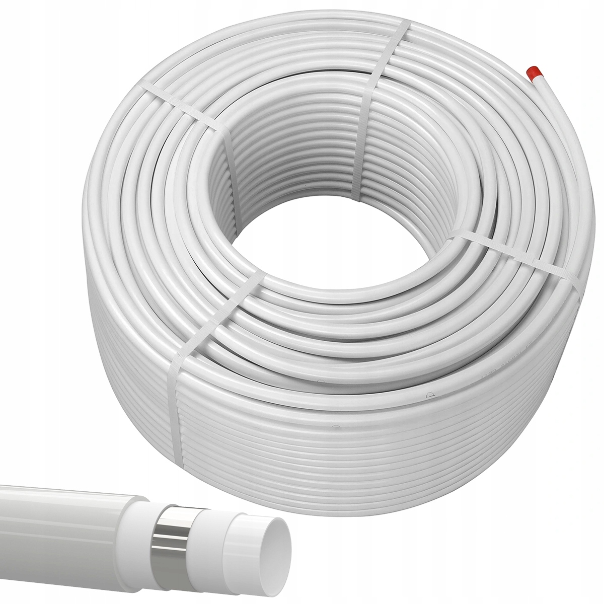 Rura wielowarstwowa PEX/AL/PE 16x2 ALU PEX 100 mb do podłogówki 5 ... Rura wielowarstwowa PEX/AL/PE 16x2 ALU PEX 100 mb do podłogówki 5 ...