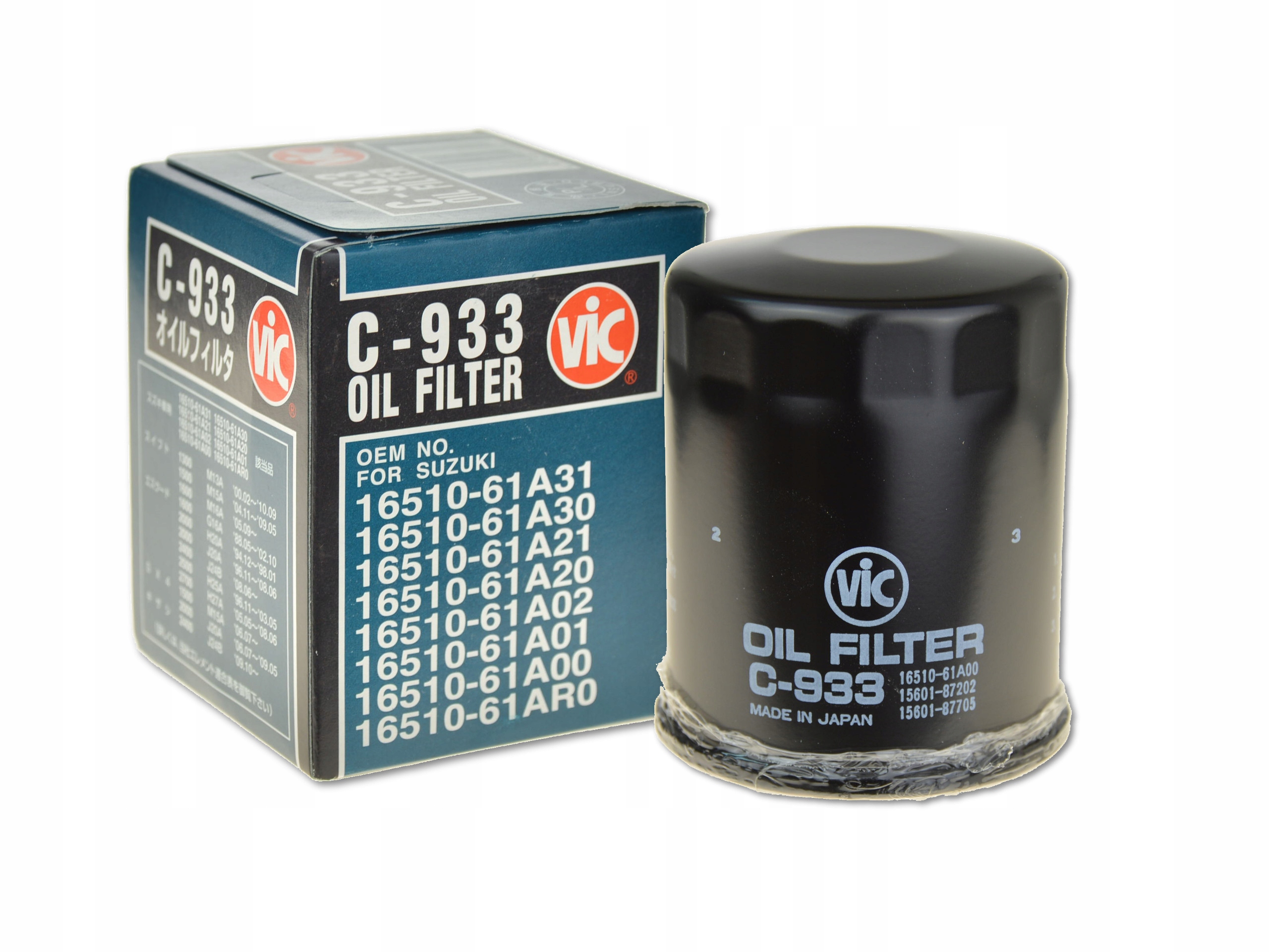 FILTR OLEJU C-933 VIC MADE IN JAPAN 4971295193301 za 28.90PLN z Legnica - Allegro - (14027968244)