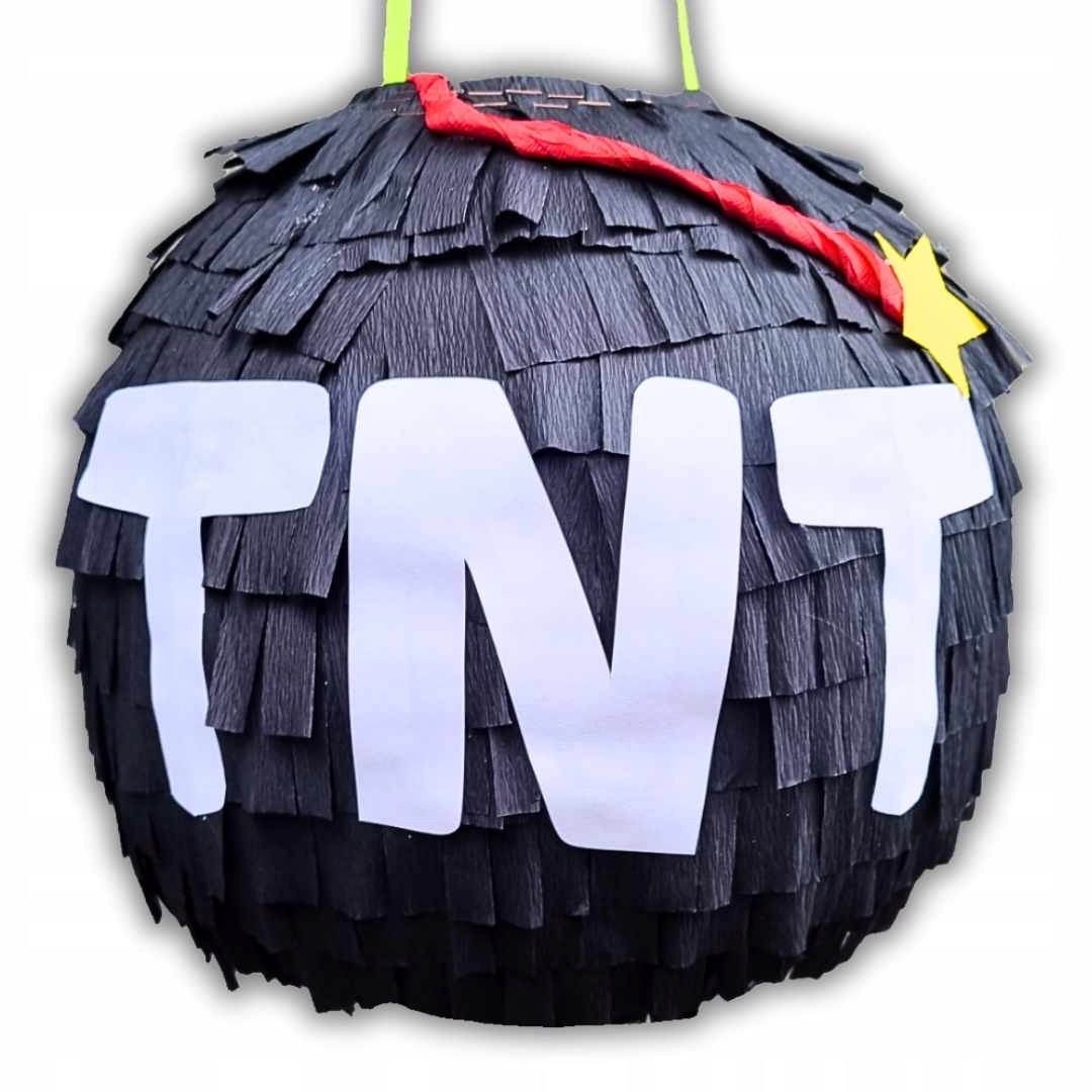 PINIATA TNT BOMBA NA URODZINY PINATA URODZINOWA 15178005956 - Allegro.pl
