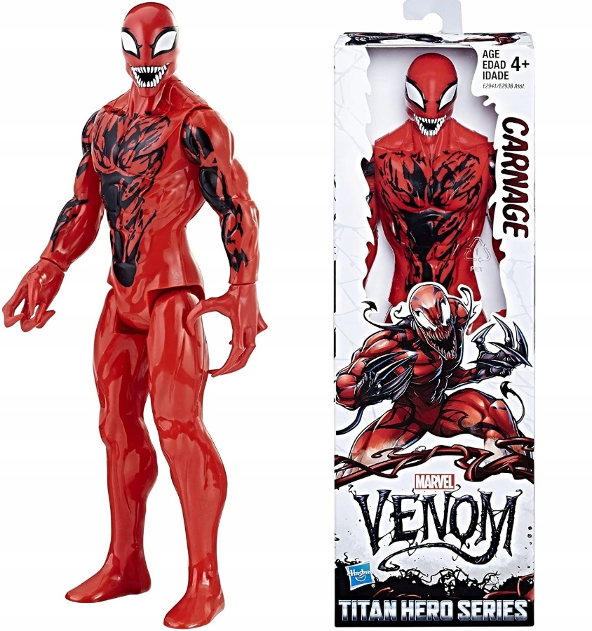 HASBRO VENOM CARNAGE RUCHOMA FIGURKA E2941 LIMITOWANA EDYCJA TITAN HERO ... HASBRO VENOM CARNAGE RUCHOMA FIGURKA E2941 LIMITOWANA EDYCJA TITAN HERO ...