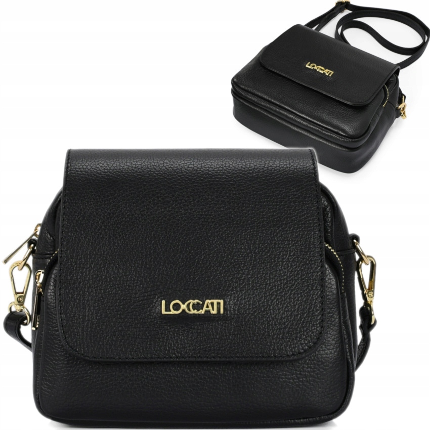 Małe eleganckie torebki skórzane damskie LOCCATI • Cena, Opinie ...