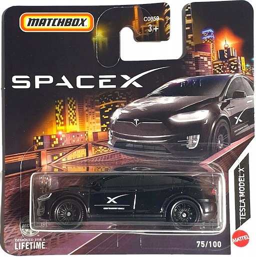 MATCHBOX TESLA MODEL X SPACE X SPACEX 2024 (027084086263) • Cena ...