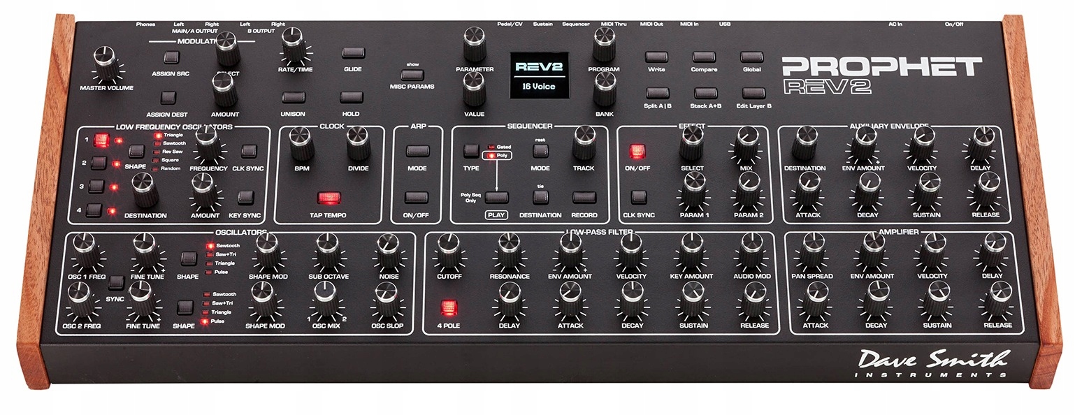 SEQUENTIAL PROPHET Rev2 DESKTOP 16-voice Analogowy syntezator polifoniczny - porównaj ceny ...