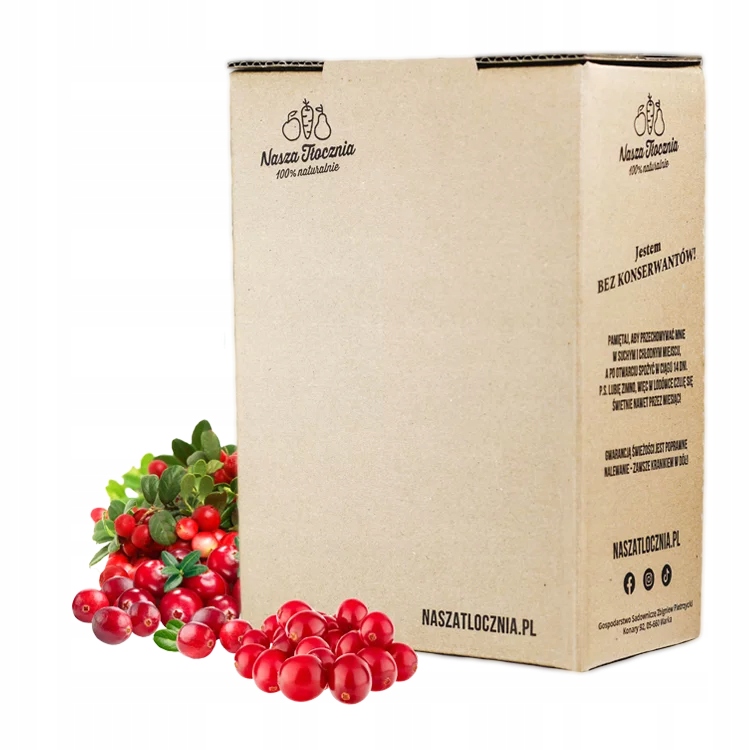 Lisovaný džus 100% BRUSINKY NFC z brusinek MOČOVÝ SYSTÉM bez cukru 3L ...