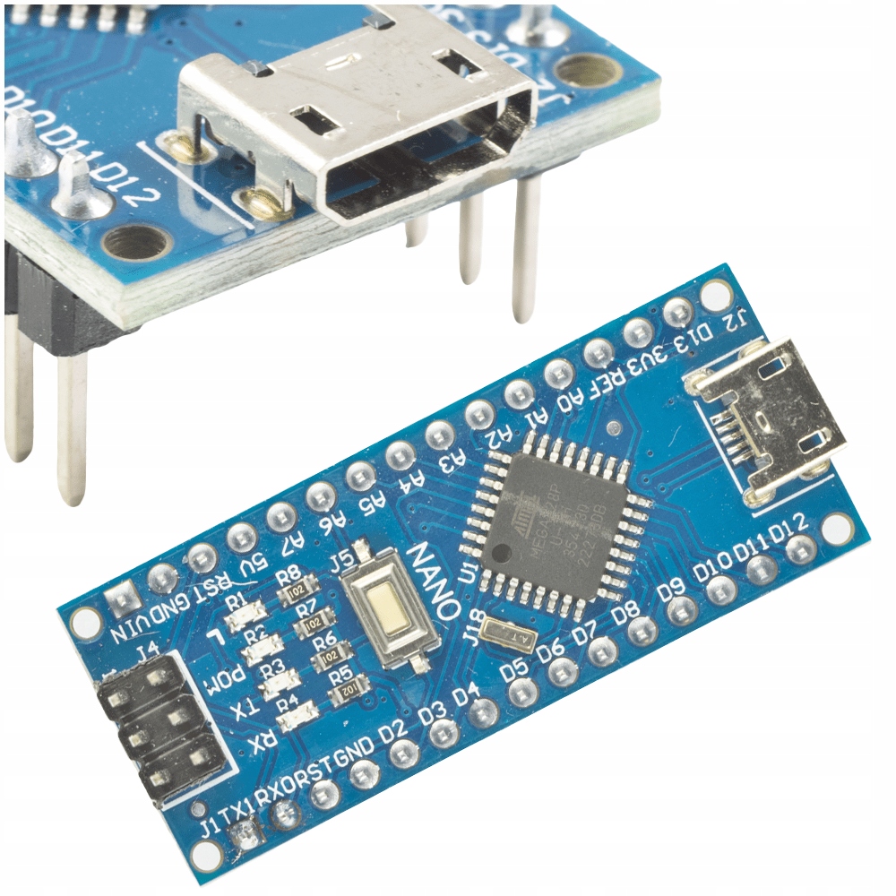 Nano V3.0 micro usb klon zgodny z arduino | ATMEGA328P CH340 ... Nano V3.0 micro usb klon zgodny z arduino | ATMEGA328P CH340 ...