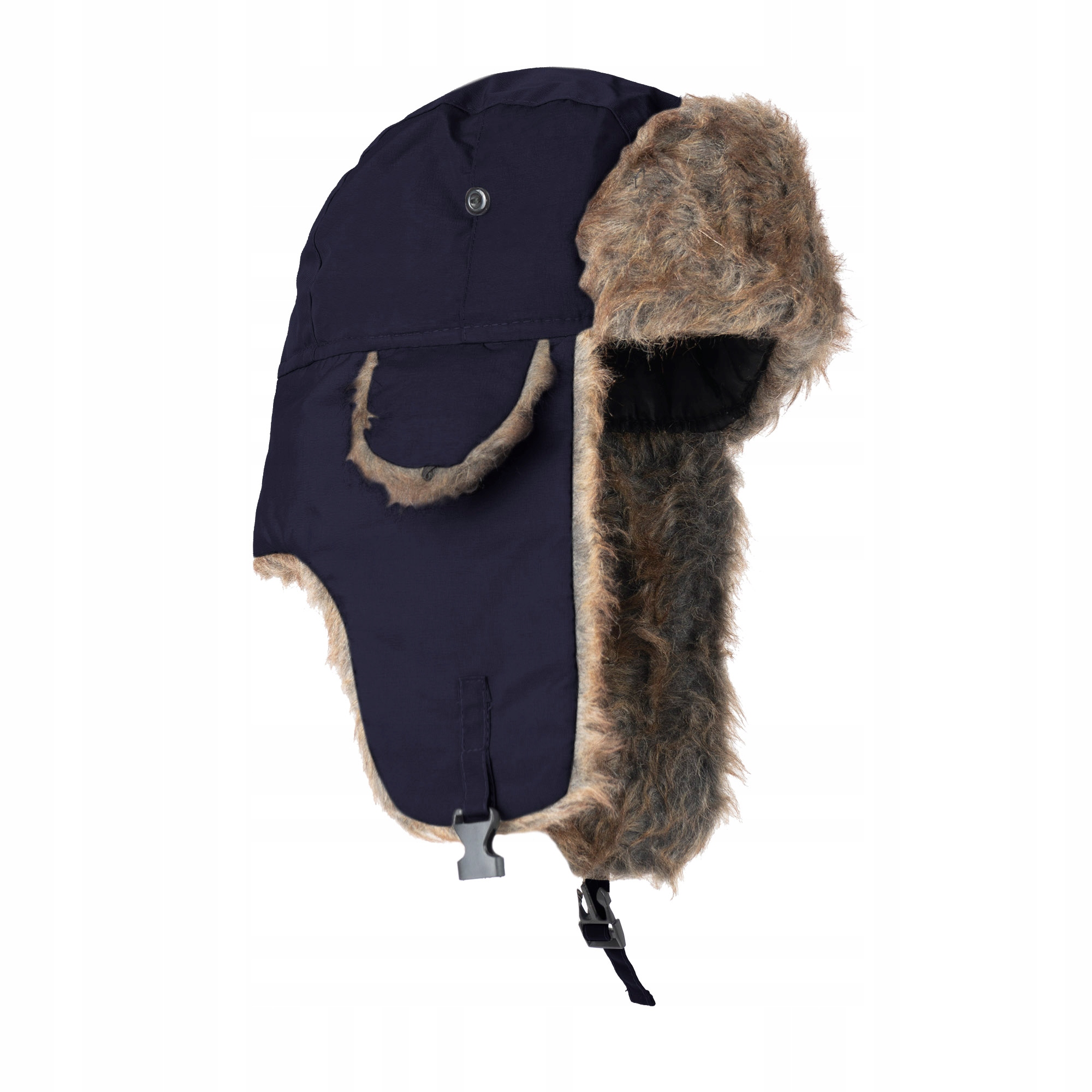 Czapka Damska Męska Uszatka Pilotka Zimowa Futro (5903855960978) • Cena ...