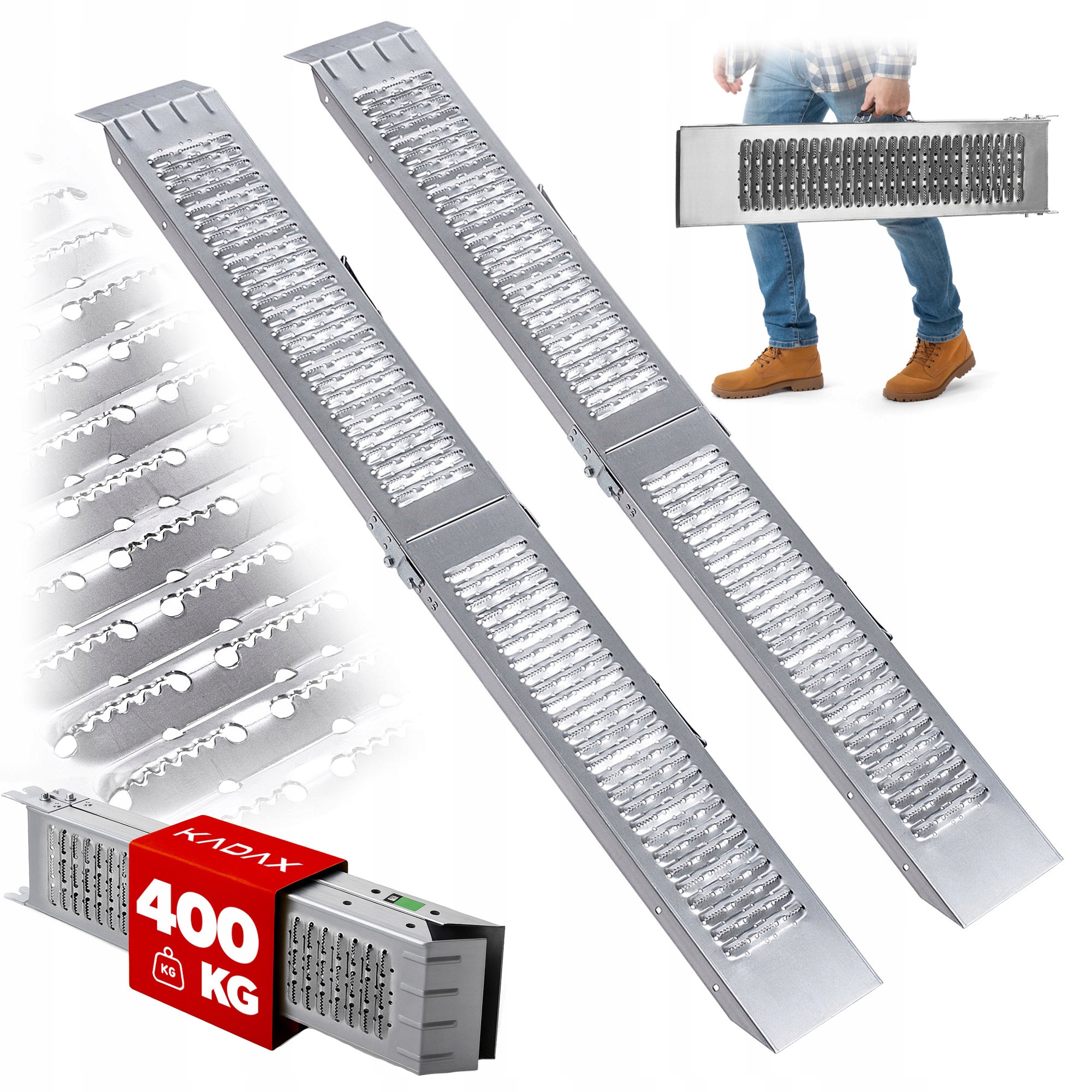 Rampa najazdowa Kadax składana 2 szt. 188 cm 400 kg 5906638309797 za ...