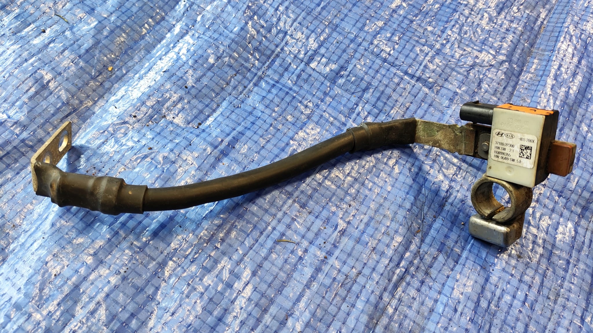 KLEMA MINUSOWA PRZEWÓD KABEL AKUMULATORA 37180-2P300 KIA SORENTO II ...