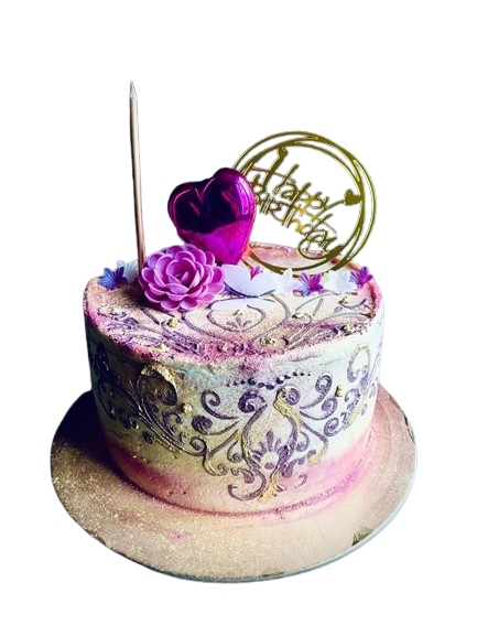 TOPPER NA TORT DEKORACJA DUŻE RÓZOWE SERDUSZKO LUSTRZANE (5905908323266 ...