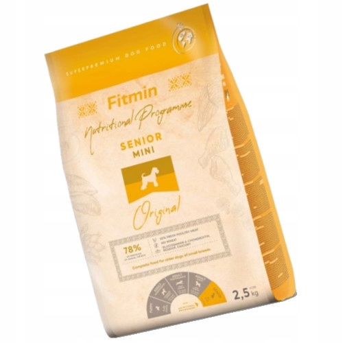 Fitmin Dog Mini Senior sucha karma dla starszych psów małe rasy 2.5kg ... Fitmin Dog Mini Senior sucha karma dla starszych psów małe rasy 2.5kg ...