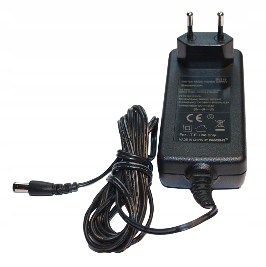 Zasilacz wtyczkowy Sagemcom do LED 12V 2.5A - Sklep, Opinie, Cena w Allegro