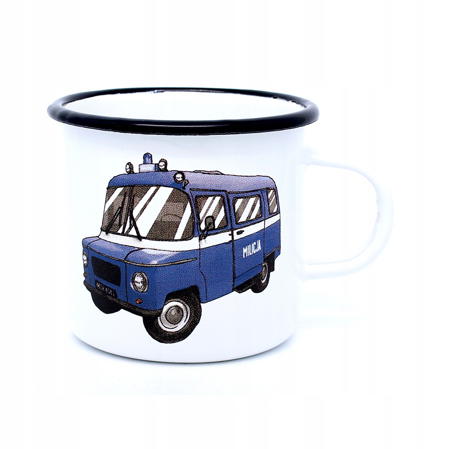 NYSA MILICJA kubek emaliowany PRL (5905778556795) • Cena, Opinie ...