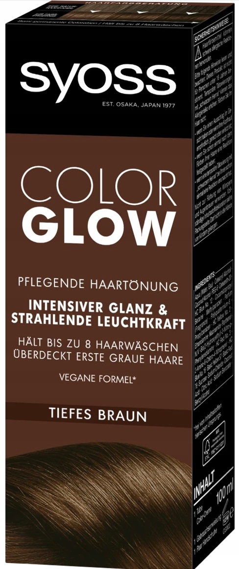Syoss Color Glow Toner farba do Włosów – Głęboki Brąz 100 ml ...