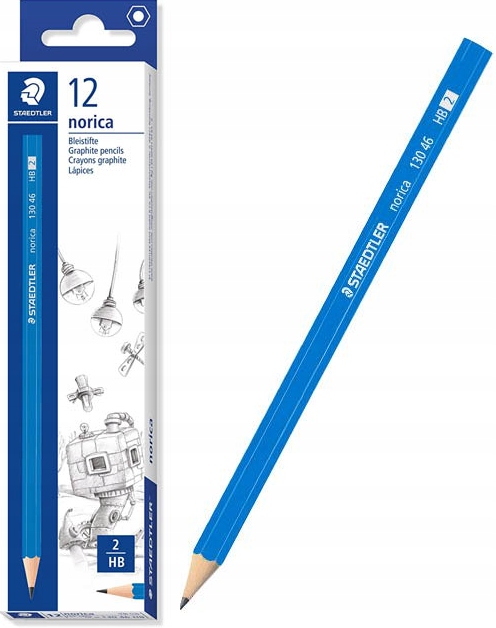 Ołówek STAEDTLER NORICA klasyczny 12 sztuk HB (132 46 hb) • Cena ... Ołówek STAEDTLER NORICA klasyczny 12 sztuk HB (132 46 hb) • Cena ...