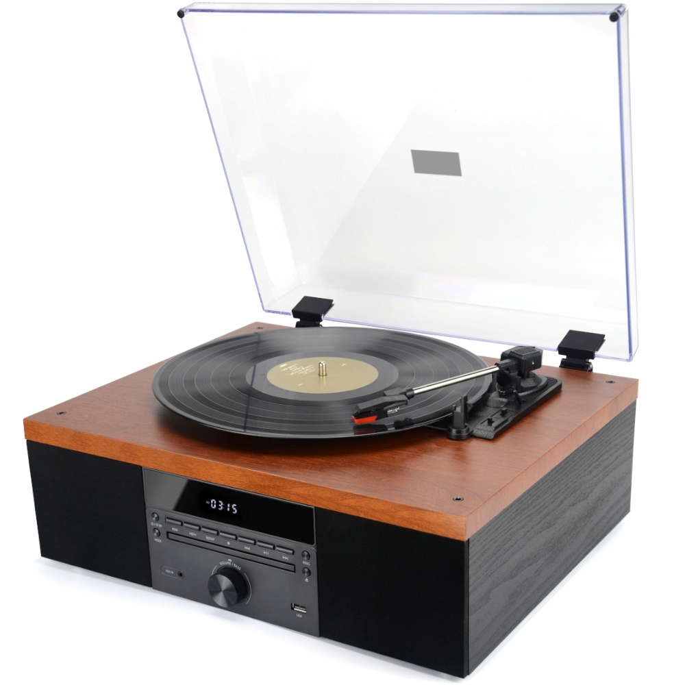 Gramofon Akai ATT-14BT brązowy - Sklep, Opinie, Cena w Allegro